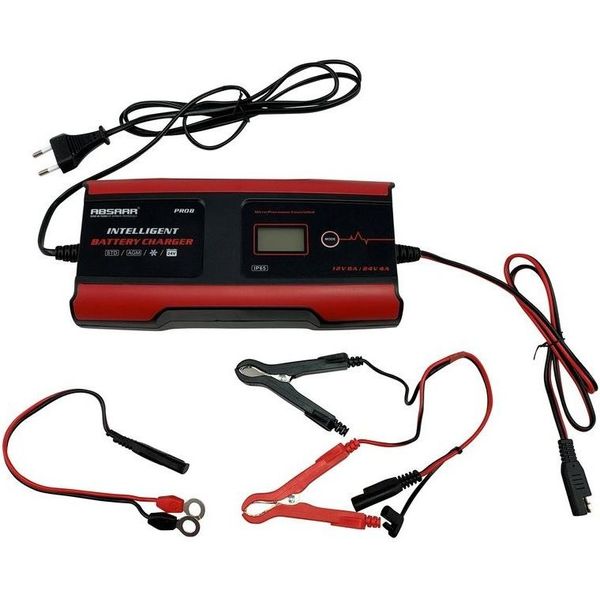 Φορτιστης Μπαταριας Αυτοκινητου Absaar Pro 8.0 8a 12/24v Absaar ...