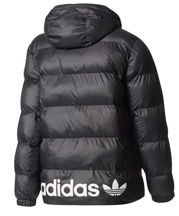 Μπουφαν Adidas Originals Hooded Heavy Jacket Μαυρο (xl) - Sportswear ...