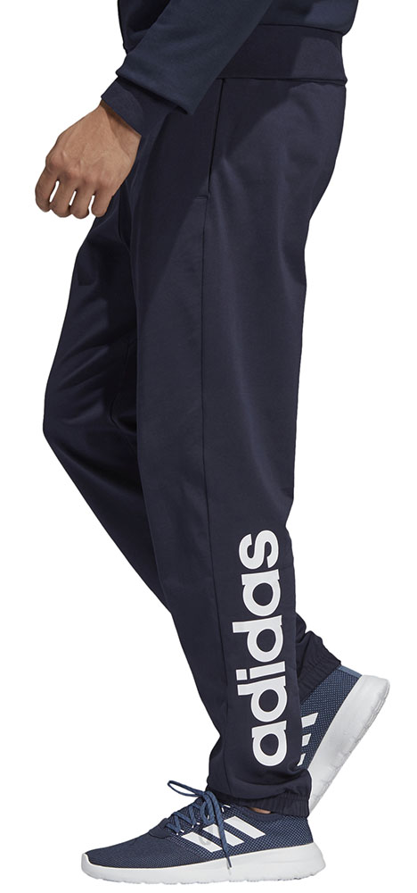 Παντελονι Adidas Performance Essentials Linear Tapered Pant Μπλε Σκουρο