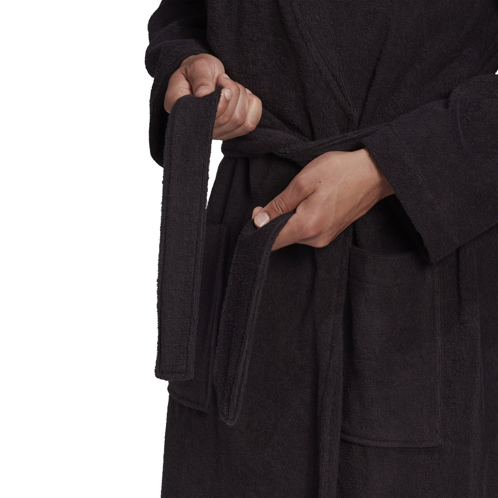 Μπουρνουζι Adidas Performance Cotton Bathrobe Μαυρο (xxl) - Υγρος ...