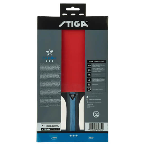 Ρακετα Stiga Wrb Future 3-star Μαυρη/κοκκινη - Ping pong-εξοπλισμος ...