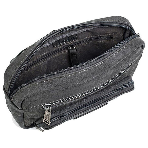 Τσαντακι Μεσης Lois 96510-01 Μαυρο - Crazy (PL2.138153531)