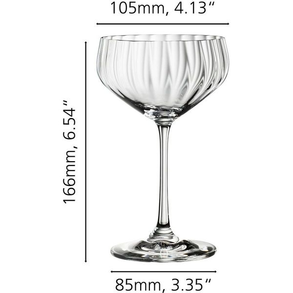 Σετ Κρυσταλλινα Ποτηρια Κοκταιηλ Spiegelau Style Coupette (290 Ml) 4 ...