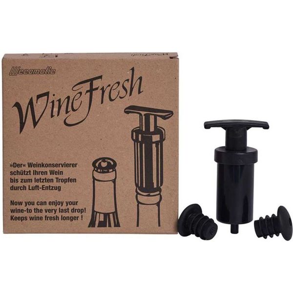Wine Fresh Wecomatic Αντλια + Δυο (2) Πωματα Για Διατηρηση Του Κρασιου ...