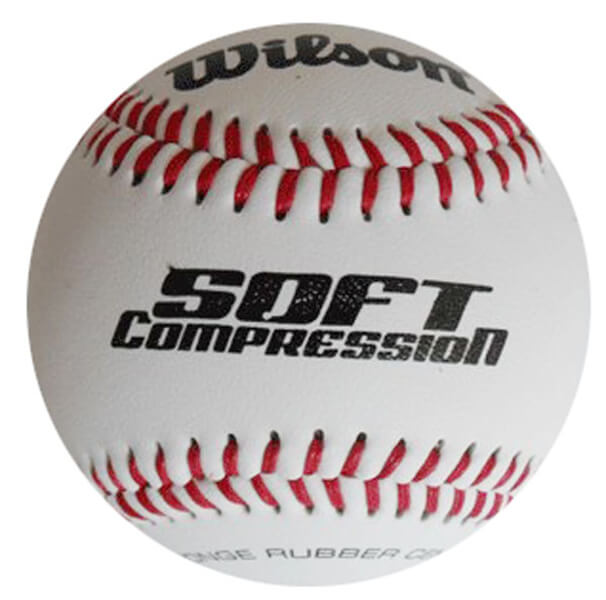 Μπαλακι Wilson Soft Compression Baseball Λευκο - Training-ανδρας ...