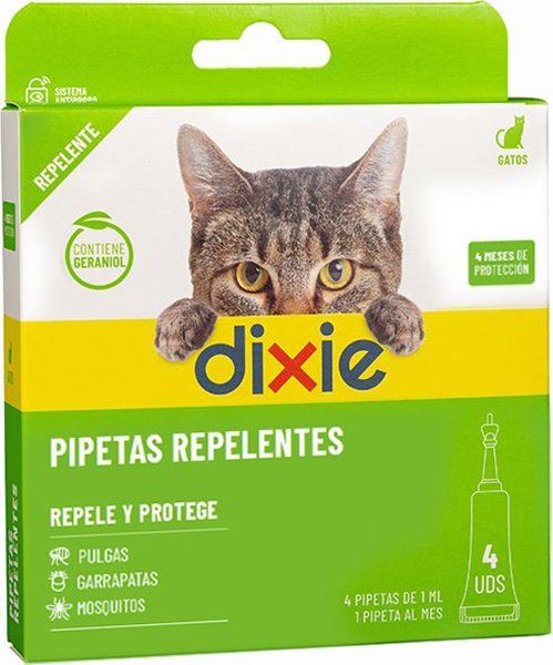 Dixie Απωθητικες Αμπουλες Γερανιολης Για Γατα (4 Πιπετεσ) - Training ...