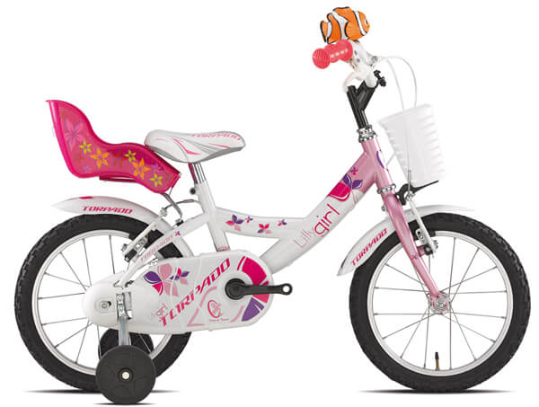 Παιδικο Ποδηλατο Torpado Lilly 14" Λευκο/ροζ - Ποδηλασια-παιδι-ποδηλατα ...