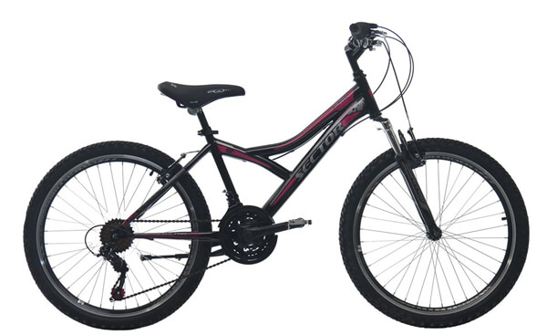 Ποδηλατο Sector Alpha 24'' Front Suspension Μαυρο/ροζ - Ποδηλασια-παιδι ...