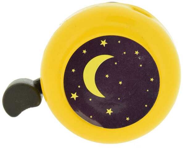 Κουδουνι Ποδηλατου Mini Moon Stars Κιτρινο - Ποδηλασια-αξεσουαρ (PL2 ...