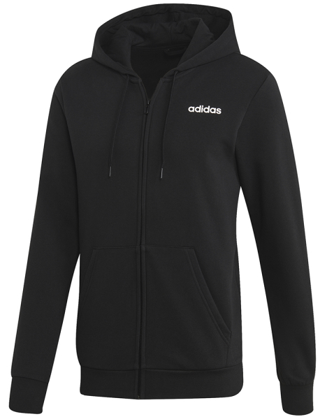 Ζακετα Adidas Performance Essentials Linear Fz Fleece Μαυρη - Training ...