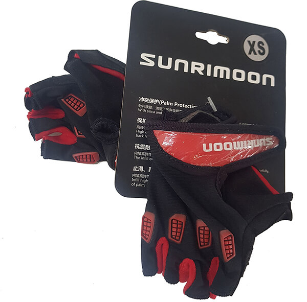 Γαντια Παιδικα Sunrimoon Gel Cc-709 Μαυρα/κοκκινα (xs) - Ποδηλασια ...