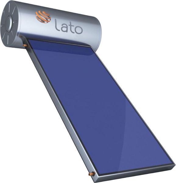 Ηλιακος Θερμοσιφωνας Λατο 150l 2m2 Τριπλης Ενεργειας Ral Βαση Κεραμιδια ...