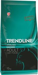 Τροφη Γατας Trendline Sterilised Κοτοπουλο 15kg - Crazy (PL2.138053094)