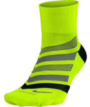 Καλτσες Nike Dri-fit Cushion Dynamic Arch Quarter Running Κιτρινες ...