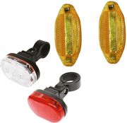 Σετ Φωτα Ποδηλατου 3 Leds Dresco & Αντανακλαστικα Τροχων Ποδηλατου ...