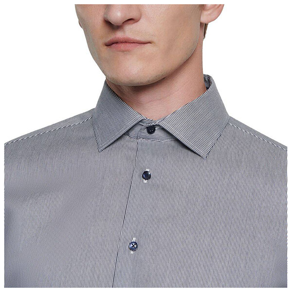 Πουκαμισο Seidensticker Ριγε Slim Fit 01.665230 Σκουρο Μπλε - Προσφορες ...