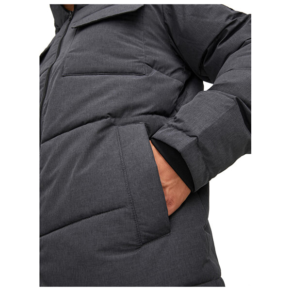 Μπουφαν Jack & Jones Jjbrady Puffer 12212233 Σκουρο Γκρι Μελανζε ...