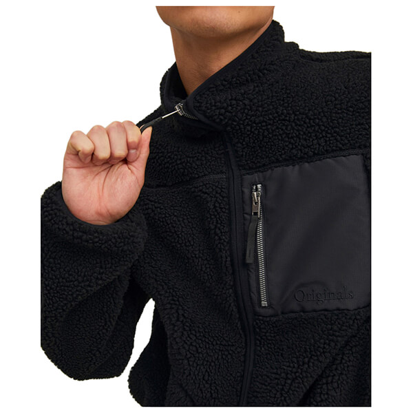 Τζακετ Jack & Jones Jorpark Teddy 12215136 Μαυρο - Ανδρας-μπουφαν ...