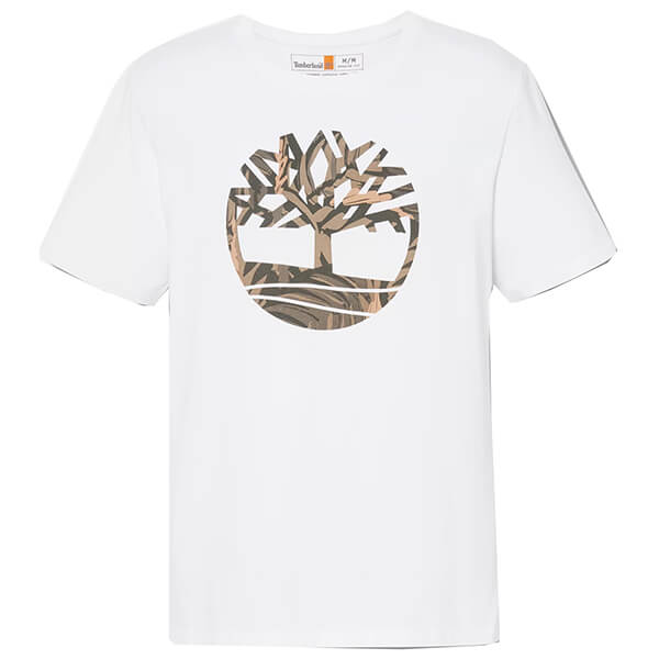 T-shirt Timberland Tree Logo Camo Tb0a68vh Λευκο (xxl) - Ανδρας-t ...