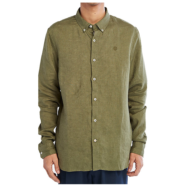 Πουκαμισο Timberland Linen Tb0a2dc3 Λαδι (l) - Ανδρας-πουκαμισα (PL3 ...