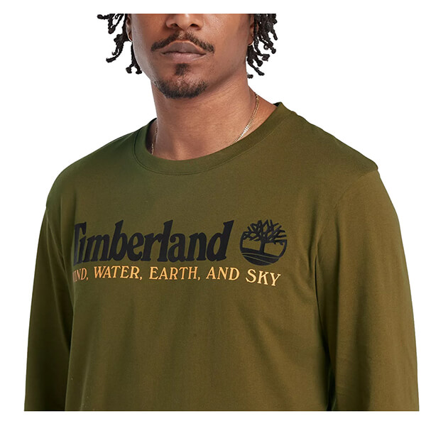 Μπλουζα Μακρυμανικη Timberland Wwes Tb0a5vm1 Σκουρο Λαδι (m) - Ανδρας ...