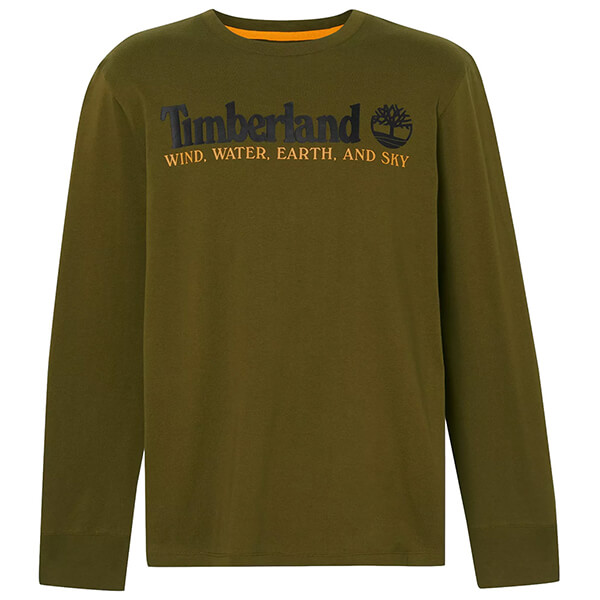 Μπλουζα Μακρυμανικη Timberland Wwes Tb0a5vm1 Σκουρο Λαδι (m) - Ανδρας ...