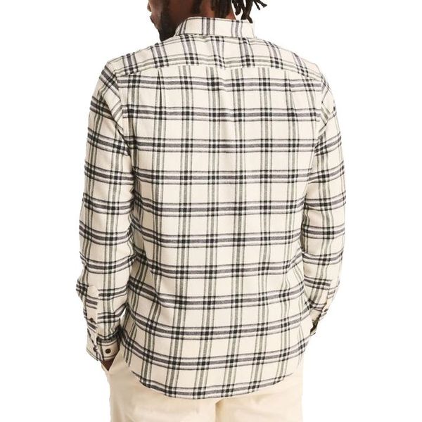 Πουκαμισο Nautica Flannel Καρο W47312 1ma Εκρου/μαυρο - Ανδρας ...