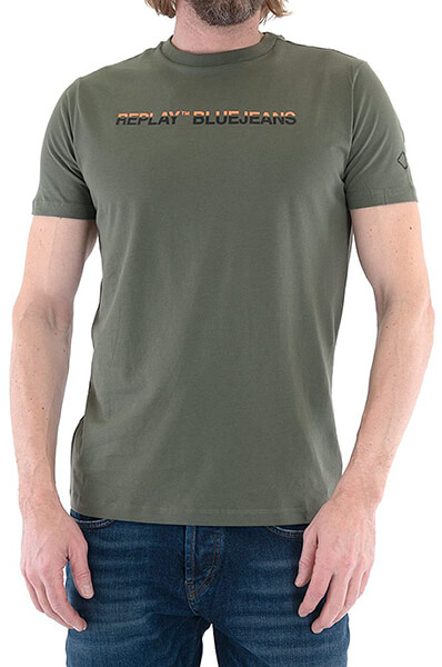 T-shirt Replay Blue Jeans M6038 .000.22980p 439 Χακι (xl) - Ανδρας-t ...