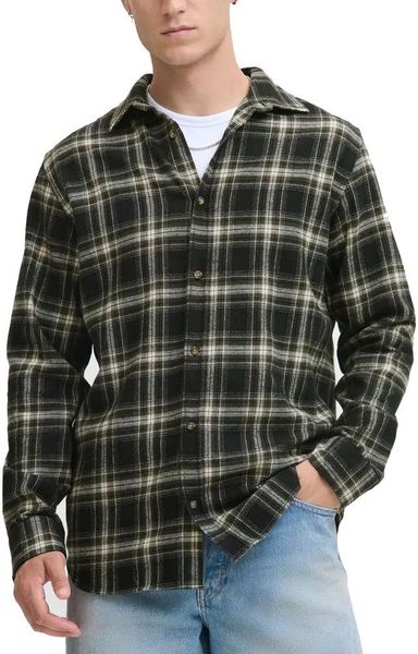 Πουκαμισο Jack & Jones Jjjoshua Καρο 12279546 Μαυρο (m) - Ανδρας ...