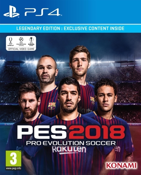 Pro Evolution Soccer 2018 Ελληνικο (pes 2018) Legendary Edition - Games ...