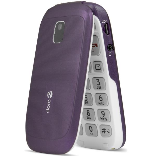 Κινητο Doro Phoneeasy 612 Aubergine GR - Κινητο τηλεφωνο (TEL.001483)