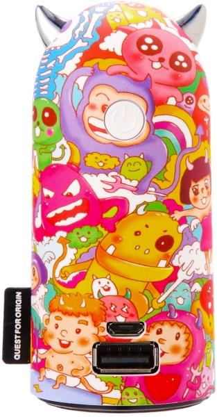 Emie Powerbank Doodle Devil 5200mah Zdw2 - Powerbanks (TEL.020051)