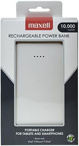 Maxell Mpc-c 10000 Rechargeable Power Bank 10000mah White - Powerbanks ...