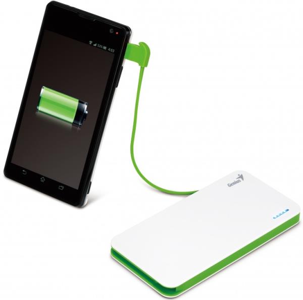 Genius Eco-u306 Power Bank 3000mah White - Powerbanks (TEL.022461)