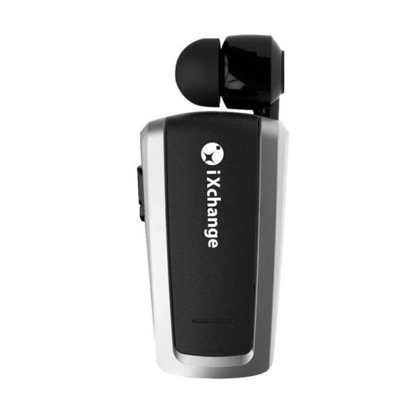 Ixchange Mini Retractable Bluetooth Headset Silver - Bluetooth headset ...