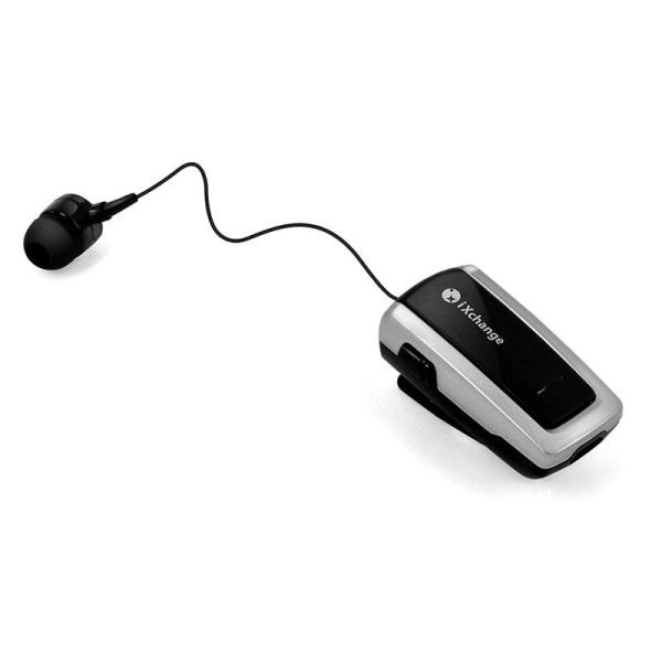 Ixchange Mini Retractable Bluetooth Headset Silver - Bluetooth headset ...