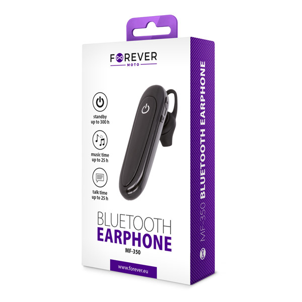 Forever Mf-350 Bluetooth Earphone Multipoint Black - Bluetooth headset ...