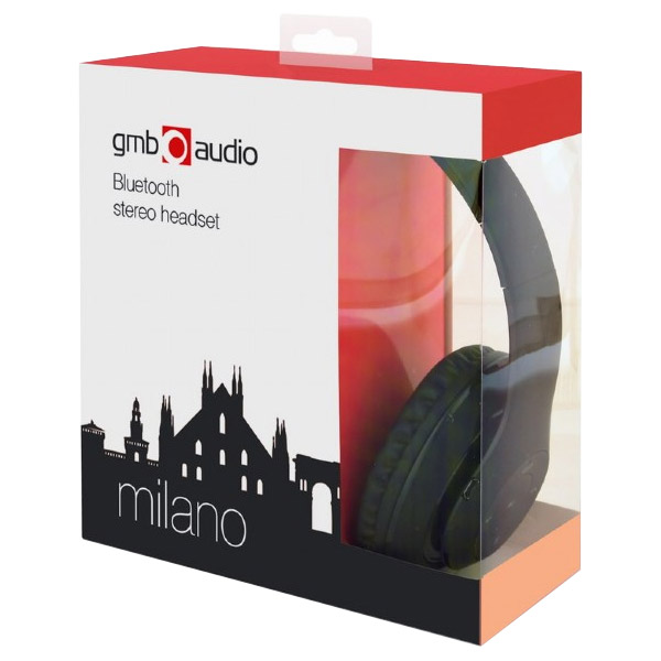 Gembird Bhp-mxp-bk Bluetooth Stereo Headset Milano Black - Bluetooth ...