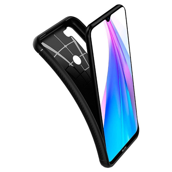 Spigen Rugged Armor Back Cover Case For Xiaomi Redmi Note 8T Matte ...