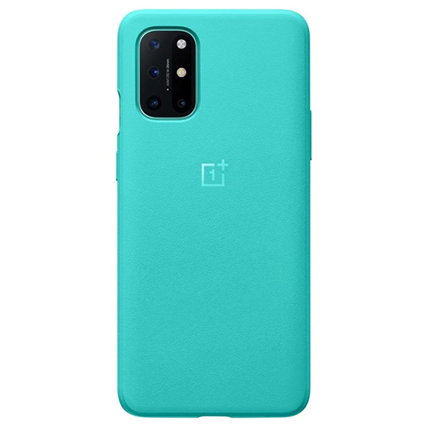 Oneplus 8T Sandstone Bumper Back Cover Case Cyan - Θηκη (TEL.077681)