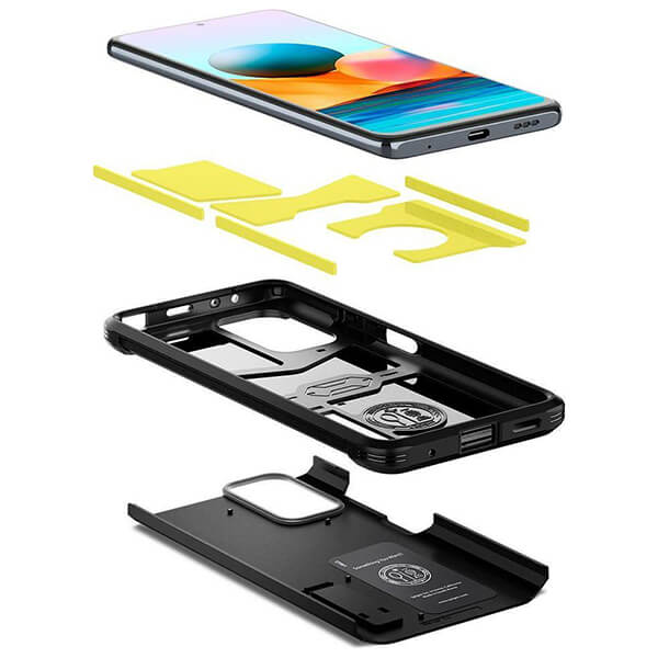 Spigen Tough Armor Case For Xiaomi Redmi Note 10 PRO Black - Θηκη (TEL ...