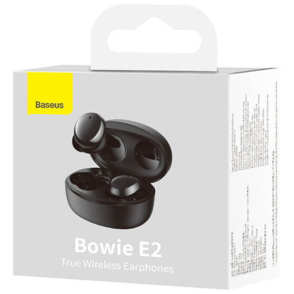 Baseus Bowie E2 TWS True Wireless Headset Buds-style Black - Bluetooth headset (TEL.086873)
