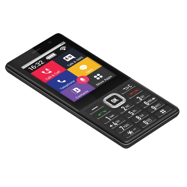 Κινητο MLS Easy TS 4G 2018 Dual SIM Black - Κινητο τηλεφωνο (TEL.091943)