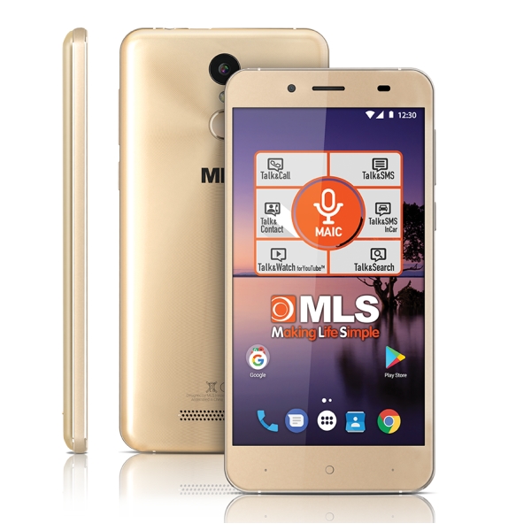 Κινητο MLS Color Fingerprint 4G 16gb 2GB Dual SIM Champagne - Κινητο ...