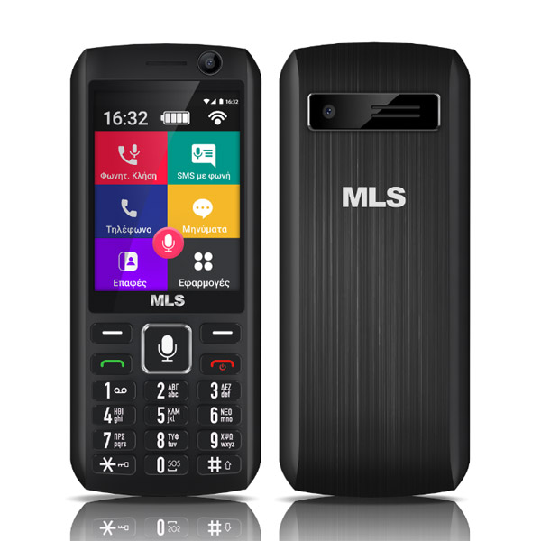 Κινητο MLS Easy VOX 4G Dual SIM Black - Κινητο τηλεφωνο (TEL.092469)