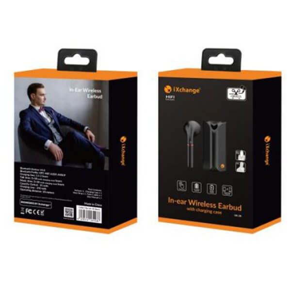 Ixchange IN EAR Wireless Headset Ua30 Black - Bluetooth headset (TEL ...