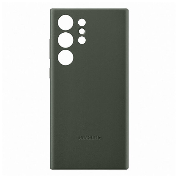 Leather Cover For Samsung Galaxy S23 Ultra S918 Green Ef-vs918lg - Θηκη ...