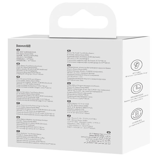 Baseus Bowie Wm02 TWS True Wireless Headset Bluetooth Blue - Bluetooth ...