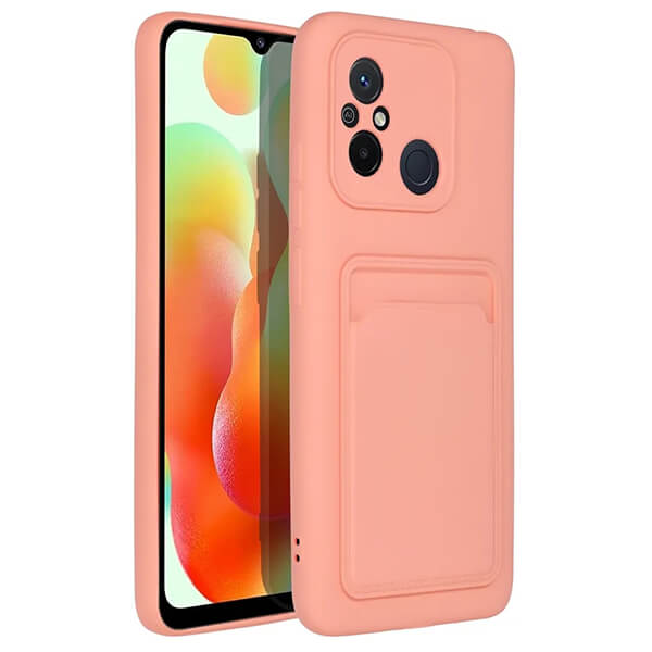 Card Case For Xiaomi Redmi 12C Pink - Θηκη (TEL.207880)