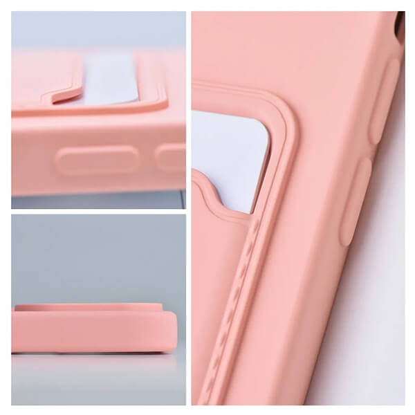 Card Case For Xiaomi Redmi 12C Pink - Θηκη (TEL.207880)
